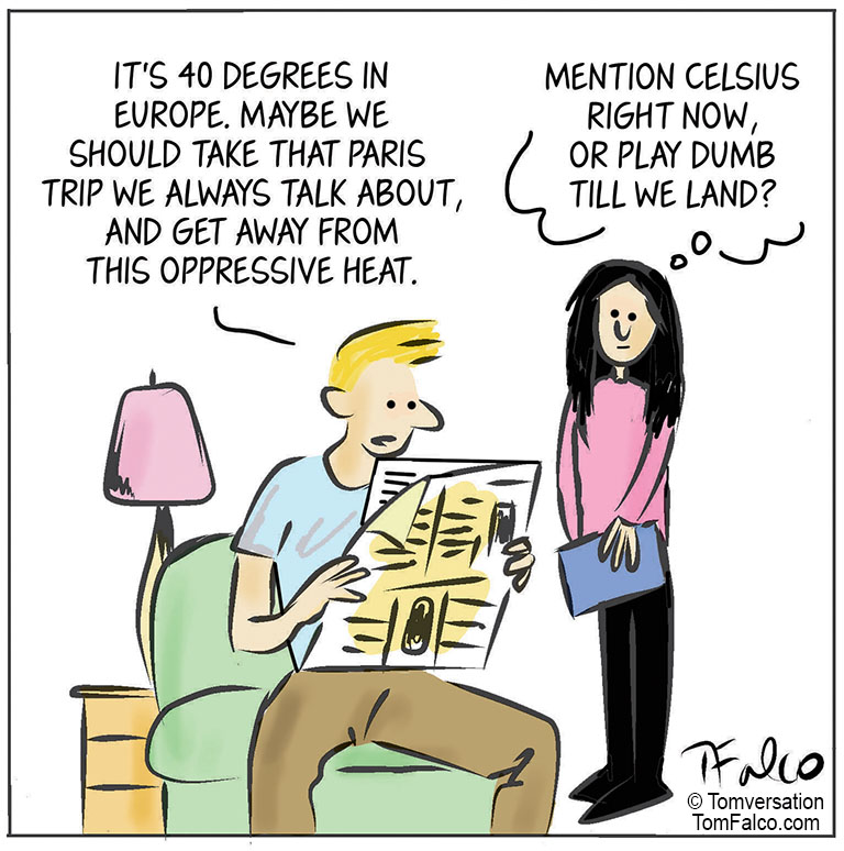 It’s ‘only’ 40 degrees – Tomversation