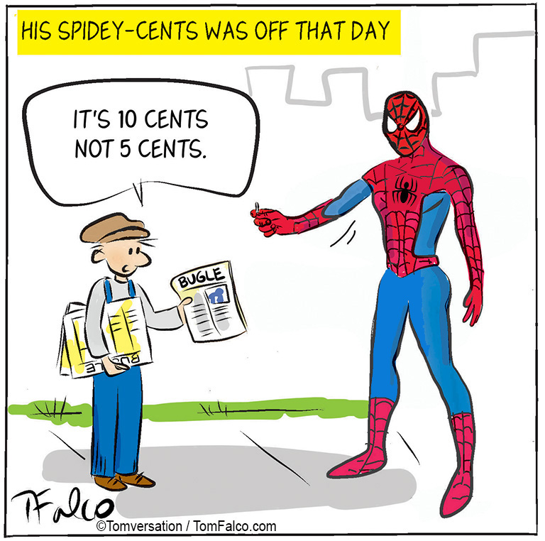 Spidey Cents – Tomversation