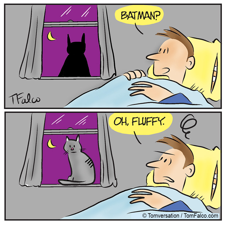 Batman, catman – Tomversation